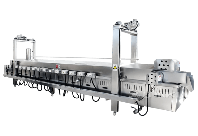 Automatic Potato Chips Continuous Frying Machine - LONKIA Machinery