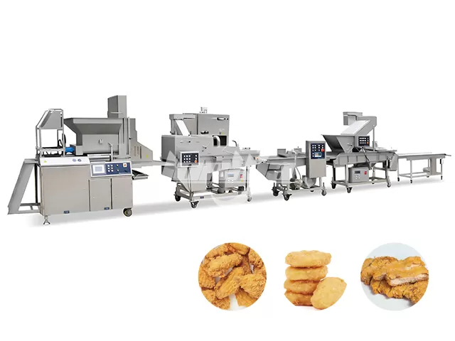 Step-by-Step Chicken Nugget Processing Line for Consistent Golden ...
