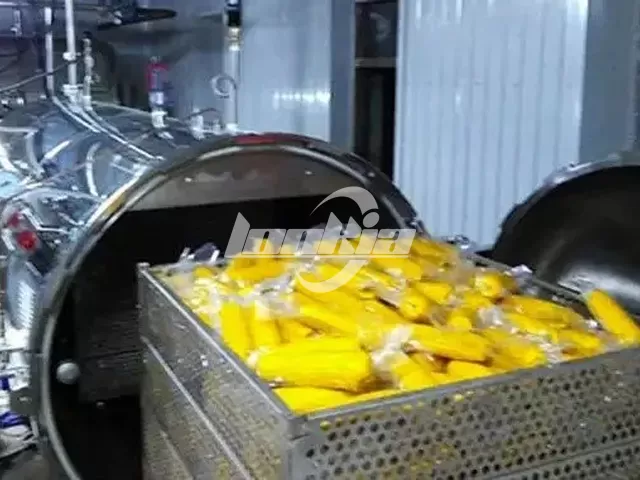 Sweet Corn Processing Line with Continuous Cleaning Blanching and ...